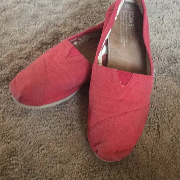Toms | Shoes | Red Toms | Poshmark